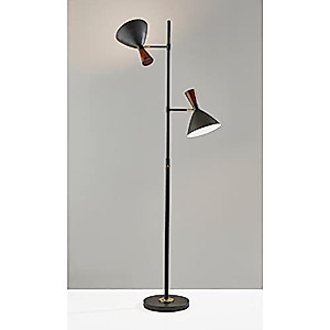 Adesso 3488-01 Arlo Tree Lamp, 67.25 in, 2 x 60W (Not Included), Black, 1 Floor Lamp