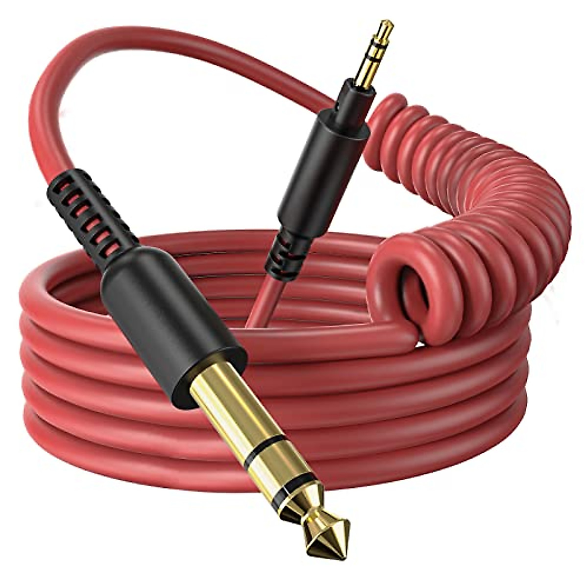 OneOdio Fusion A71/HiFi/Pro C/Pro M Wired Headphones Audio Cable Red- 6.35mm to 3.5mm