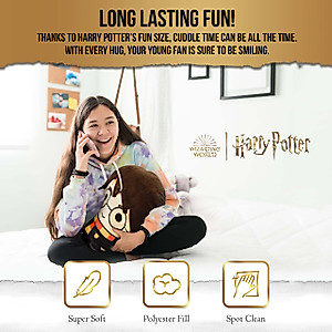 Jay Franco Warner Brothers Harry Potter Plush Stuffed Pillow Buddy - Kids Super Soft Polyester Microfiber, 17 inch (Official Product)