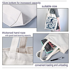 Singer Lyrics Inspired Gift Album Gift Tote Bag Music Lover Gift Singer's Merchandise Shopping Tote Bags (LINE)