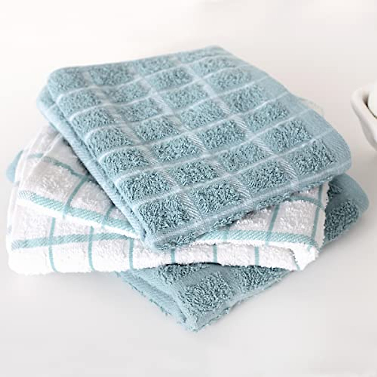 RITZ 100% Cotton Terry Kitchen Dish Towel, 25" x 15", Dew