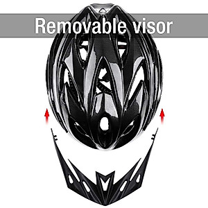 Adult Bike Helmet, Lightweight Cycling Helmet, Bicycle Helmet Adjustable Size Ultralight Specialized for Mens Womens Safety Protection ES-022