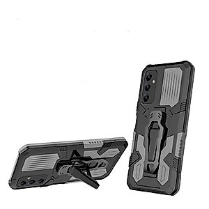 Compatible with Oppo Reno2 F Case,Built-in Kickstand Shockproof Protective Cover,Compatible with Oppo Reno2 F Case 2 in 1 Phone Case Cover Gray