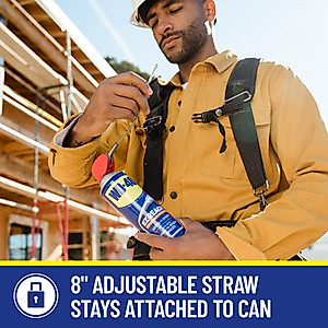 WD-40 Original Formula, Multi-Use Product, EZ-Reach Flexible Straw, 14.4 OZ [Twin-Pack]