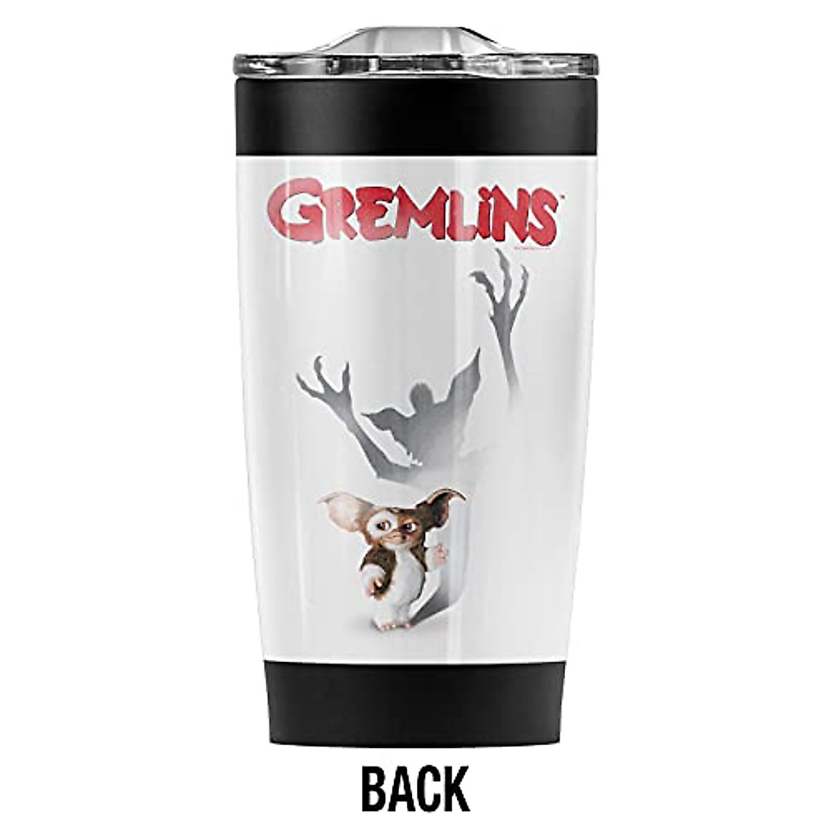 Logovision Gremlins Gremlins Shadow Stainless Steel Tumbler 20 oz Coffee Travel Mug/Cup, Vacuum Insulated & Double Wall with Leakproof Sliding Lid | Great for Hot Drinks and Cold Beverages