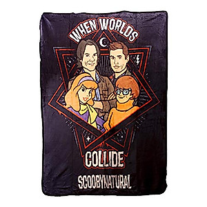 Supernatural Collectibles Scooby Multi-Character Fleece Blanket | 45" x 60”