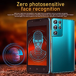 S21 Ultra 5.0 Inch HD Display Smartphone, Support Face Recognition, Dual Card Dual Standby, 48MP Camera, 1GB RAM and 4GB ROM, 4900mAh Capacity Battery(Green)