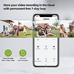 TIEJUS Outdoor Camera Wireless, 3MP Battery Powered Security Cameras with Night Vision, 2 Way Audio, PIR Detection, Spotlight & Siren Surveillance Camera, 2.4Ghz WiFi Only, IP66 Weatherproof, Cloud/SD