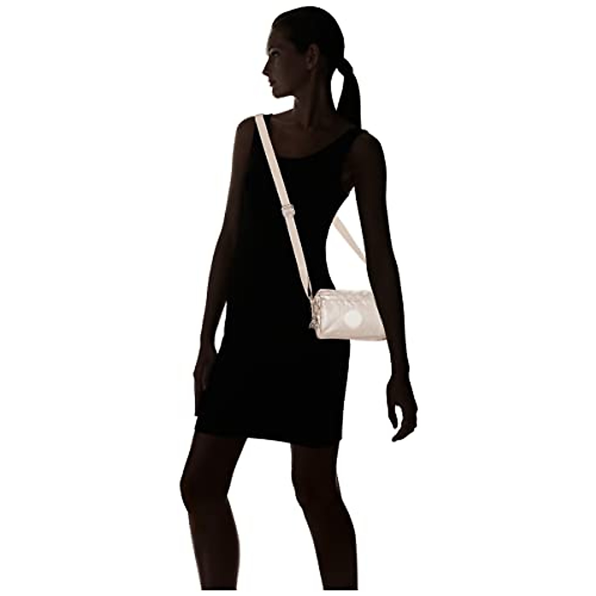 Kipling Women's Abanu Crossbody Bag, Metallic Glow