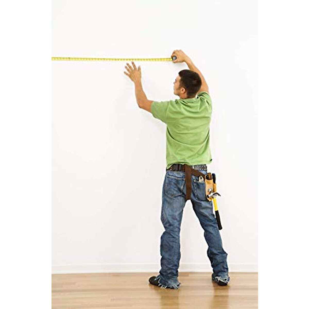 Triton - 6 Pack - 25 ft Tape Measures - Easy to Read Fractions to 1/8th inch - Magnetic Claw Tip - Thumb and Quick Lock - Autowind - Belt Clip