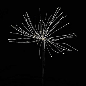 Valentine's Day Carnival xianshi Fireworks Lights, LED Light, Flexible Energy Saving Warm White for Wedding Decoration Courtyard Corporate Parties Garden Home(White Light)