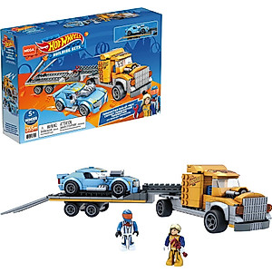 MEGA Hot Wheels Muscle Bound Building Set with 355 Pieces, Authentic Details, Features and Easter Eggs, Colector Gift Set for Adult Builders