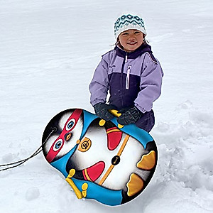 Sno-Storm 36in Foam Winter Kiddy Snow Sled 2-Pack, Multi Character, (AZ21-SBSL360-2PK)