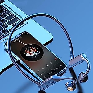 Gspmoly Wireless Bluetooth Headset Bone-Conduction Headphones Bluetooth 5.3 Wireless Earbuds Sport, Fashion Wireless Earphones Earbuds Headset for Workouts & Running