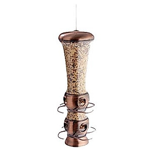 Perky-Pet 112-4 Select-A-Bird Tube Feeder with Metal Finish