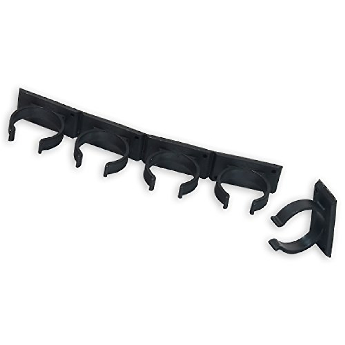 Simple Houseware 30 Spice Gripper Clips Strips Cabinet Holder - 6 Strips, Holds 30 Jars