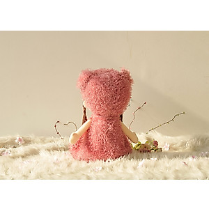 HWD 24'' Kawaii Plush Girl Toys Doll, Good Dolly Gifts for Children Kids Baby .(Pink)