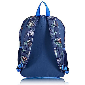 Jurassic World Boys 3D Molded Front Backpack Dinosaur Knapsack | Elementary and Kindergarten Kids Backpacks for School (Molded Front T-Rex)