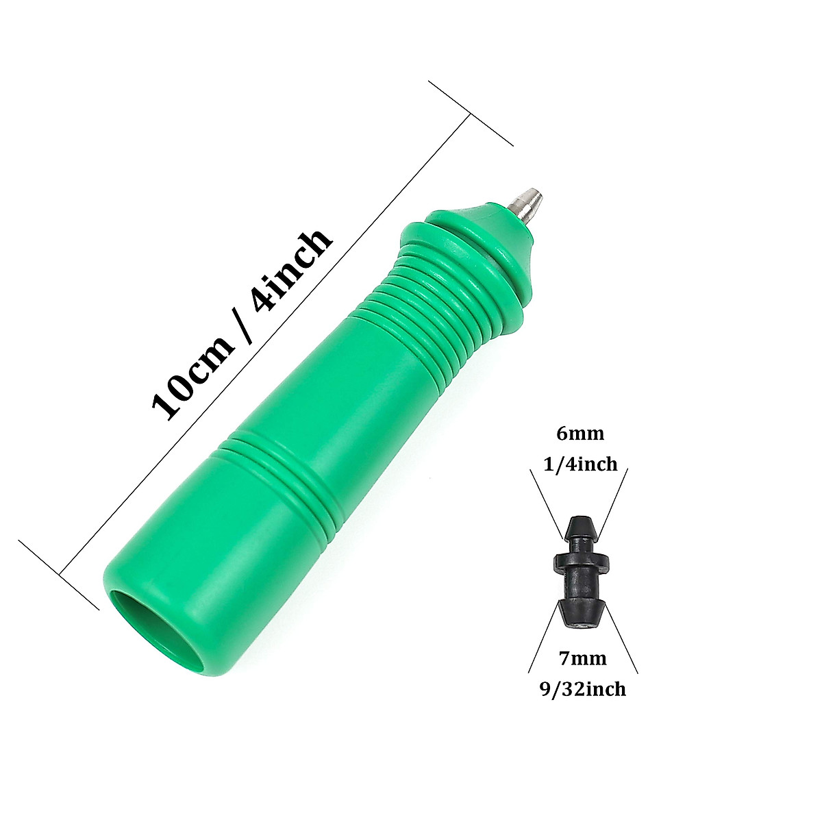 Drip Irrigation Plugs (50 pcs) and Hole Punch Tool (1 pcs): Goof Plugs for Hose or Tubing End Caps - Puncture to Insert Fittings and Parts