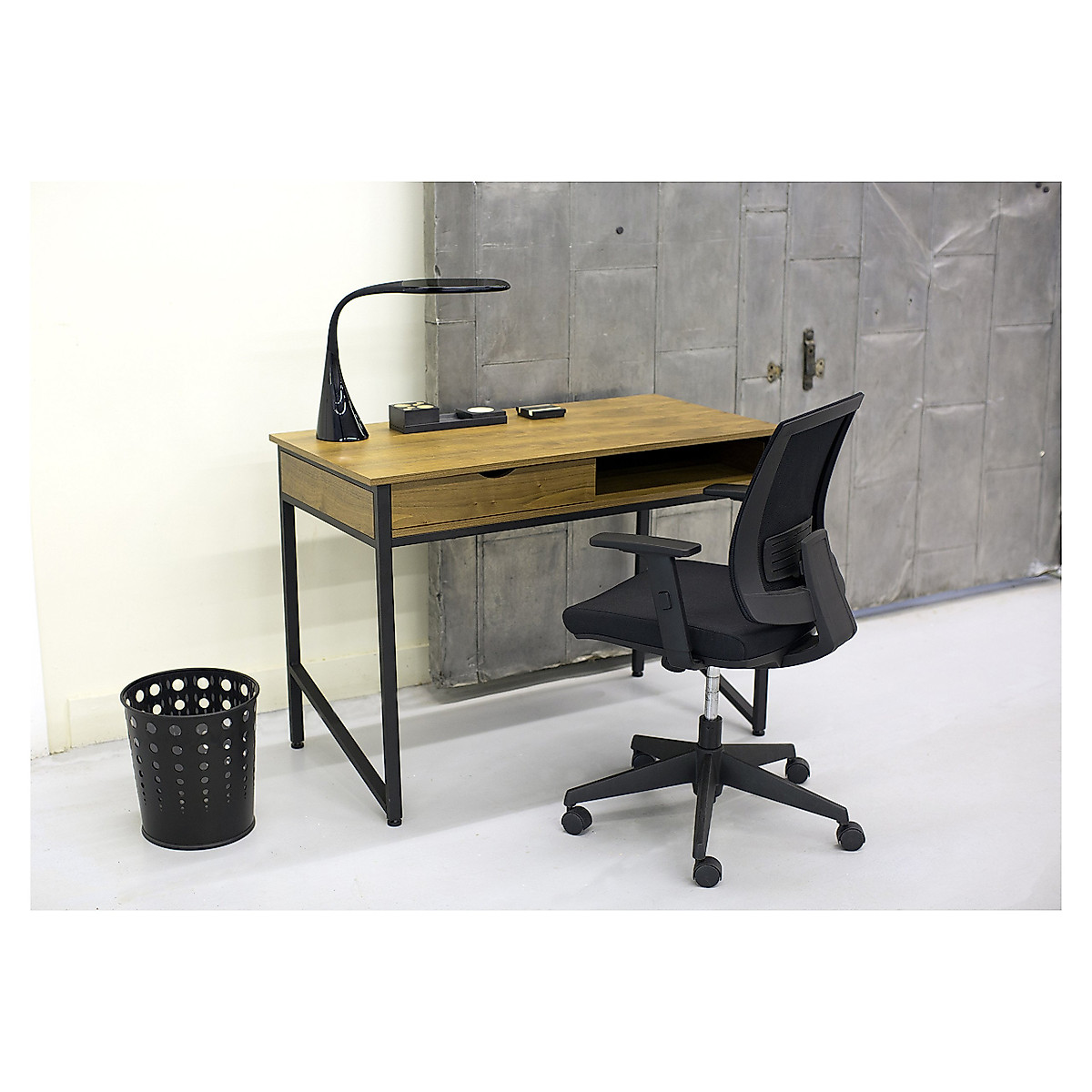 Safco Products 9740BL Bubble Wastebasket, 6-Gallon, (Qty. 3), Black