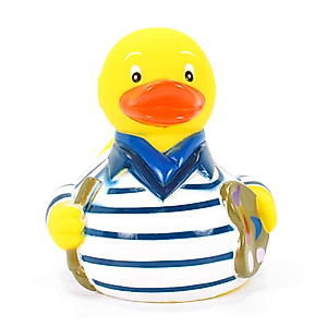 Yarto Famous & Historical Rubber Duck Bath Toys | Educational | Child Safe | Tested for Ages 0+ | Collectable | Party Favors | Cake Toppers (Picasso)