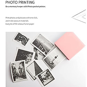 Phomemo Mini Bluetooth Sticky Printer M02 Thermal Inkless Pocket Printer, Portable Hand-held Small Printers, Compatible with iOS, Android for Travel, Note, to-do List, Journal, Planner, Scrapbook