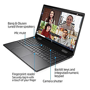 HP Envy x360 2-in-1 Flip Laptop, 15.6" Full HD Touchscreen, AMD Ryzen 7 5700U 8-Core Processor, 32GB RAM, 1TB SSD, Backlit Keyboard, HDMI, Webcam, Wi-Fi 6, Windows 11 Home, HP Stylus Pen Included