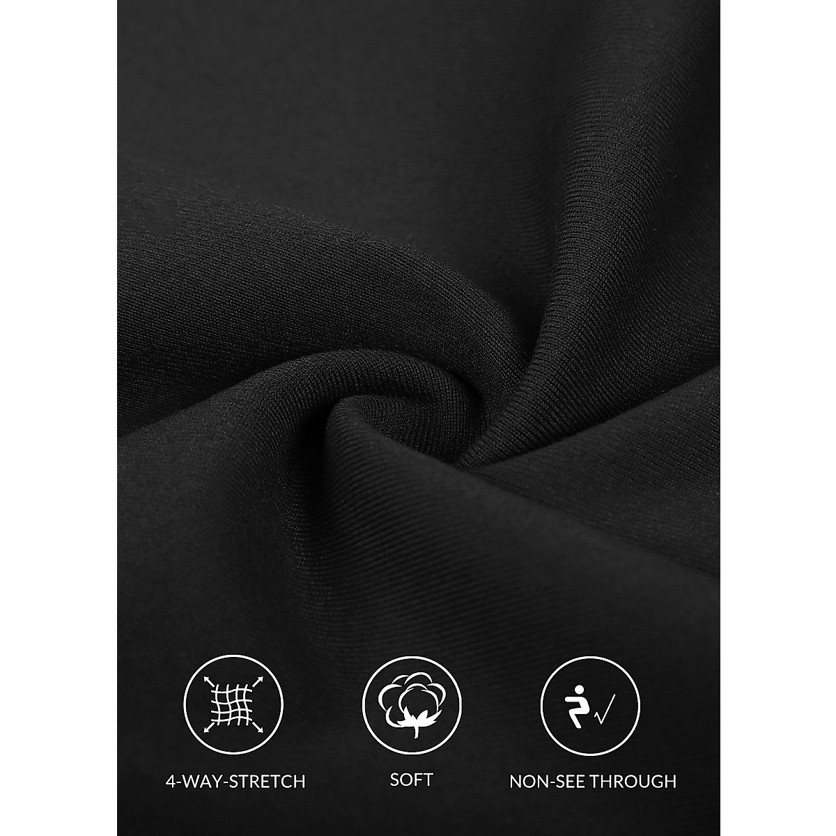 BALEAF Women's 10" Bermuda Shorts Long Athletic Workout Knee Length High Waisted Yoga Running Shorts with 3 Pockets Black XXL