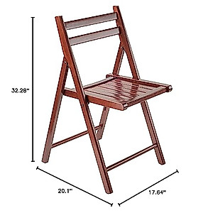 Winsome Wood Robin Seating, Walnut (Set of 4)