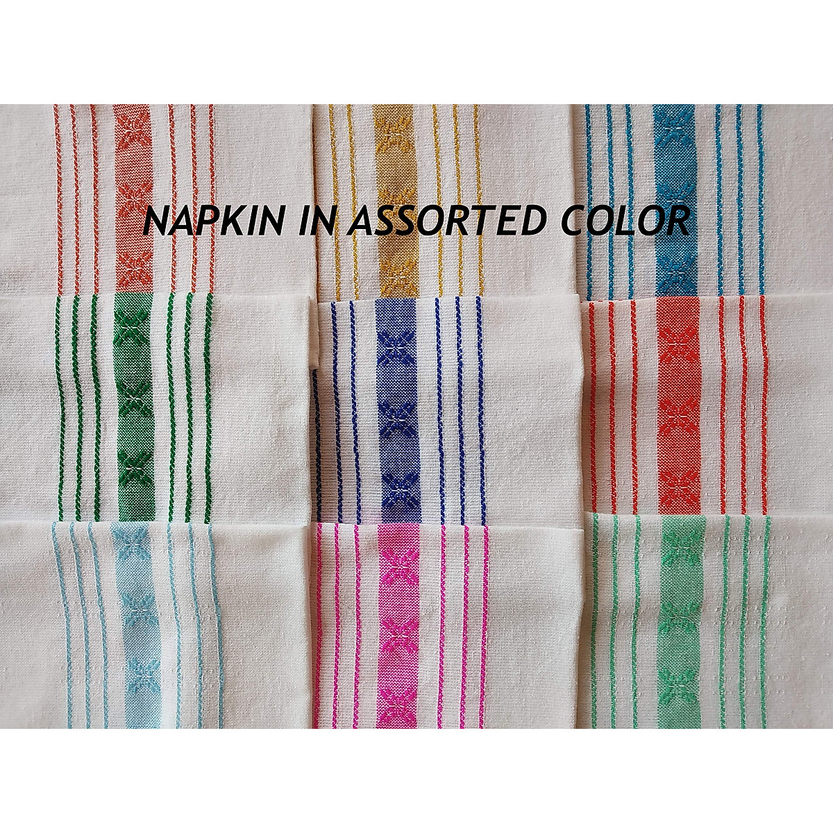 2 pack Mexican handmade palm baskets with lid and 1 woven napkin cloth (servilleta mexicana) 100% cotton Eco Friendly Mexican tortilla warmer (tortillero) for party fiesta decoration (Blue)