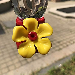 VIMOA Mini Hummingbird Feeder 4 Pack Small Hummingbird Feeders for Outdoor 2.3oz