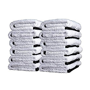 Adam's Single Soft Microfiber Towel - Soft Enough for Even The Most Delicate Finishes - Buff Away Polishes & Car Wax with Ease (12 Pack)