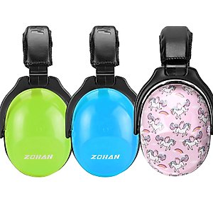 ZOHAN Kids Ear Protection 3 Pack,Kids Noise Canceling Headphone for Concerts, Monster Truck, Fireworks