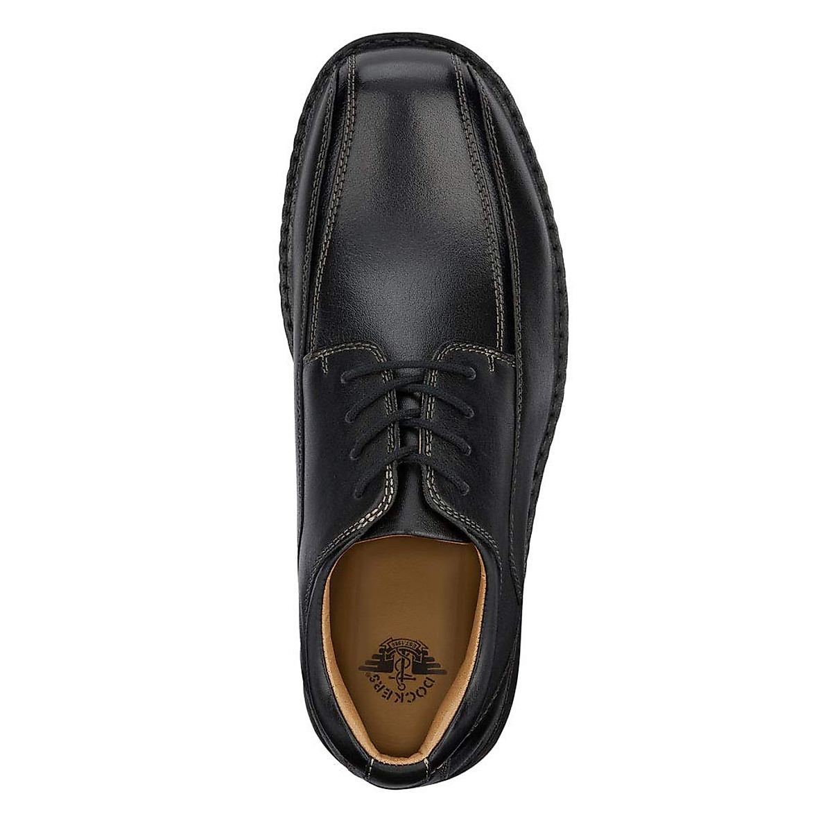 Dockers Men’s Trustee Leather Oxford Dress Shoe,Black,9.5 M US