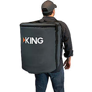 KING CB1000 Carry Bag for Portable Satellite Antenna,Gray