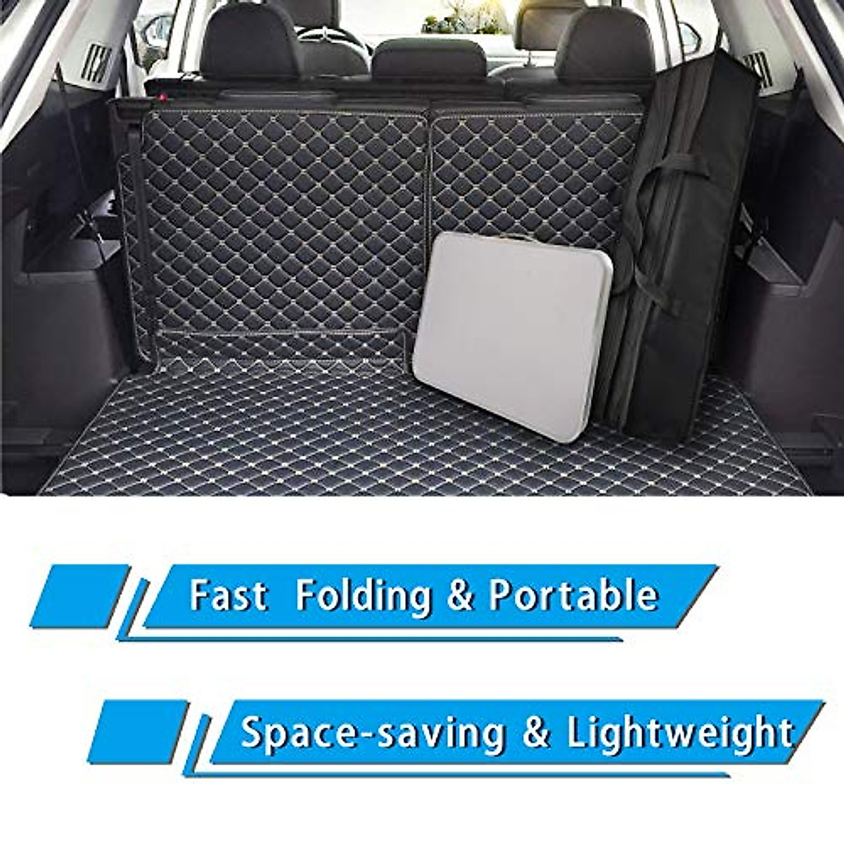 Camp Field Aluminum Folding Small Picnic Table, Adjustable Height Lightweight Portable Camping Table for Picnic Beach Outdoor Indoor (Medium)