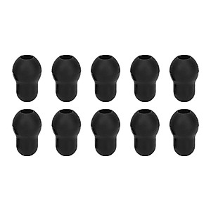 10pcs Stethoscope Ear Tips Universal Replacement 2.5mm Silicone Stethoscope Earplugs for 5mm Ear Hooks