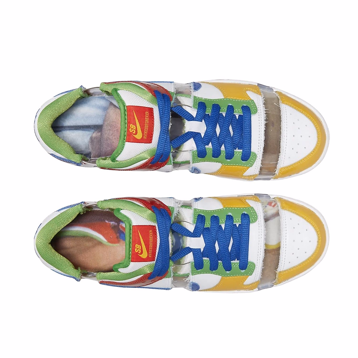 Nike Mens SB Dunk Low FD8777 100 Ebay - Sandy Bodecker - Size 10 White/Red-Blue