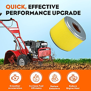 HIPA GX270 GX240 Air Filter for Honda GX 270 GX 240 8HP 9HP Engine Air Filter Plus Foam Pre Filter 17210-ZE2-822 17210-ZE2-505 17210-ZE2-515 Lawn Mower Tiller Parts