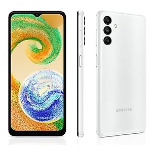 SAMSUNG Galaxy A04S 4G LTE (128GB + 4GB) Unlocked Worldwide (Only T-Mobile/Mint/Metro USA Market) 6.5" 50MP Triple Camera + (w/Fast Car Charger) (White)