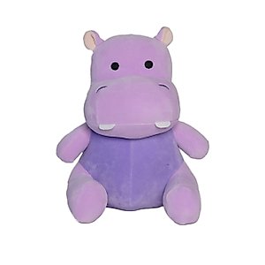 Avocatt Purple Hippo Plush Toy - 10 Inches Stuffed Animal Hippopotamus Plushie - Hug and Cuddle with Squishy Soft Fabric and Stuffing - Cute Toy Gift for Boys and Girls