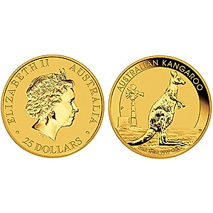 Flintski Jewelry 1/4 oz Kangaroo Sterling Silver Coin Edge Coin Bezel Frame Mount Pendant