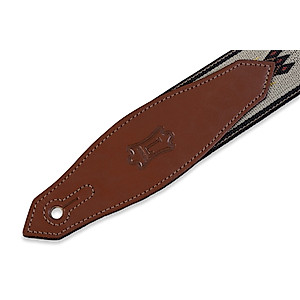 Levy's Leathers MSSN80-TAN Polypropylene Jacquard Weave Guitar Strap, Tan,Medium