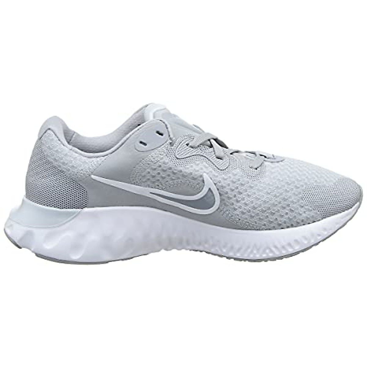 Nike Women's Renew Run 2 Running Shoes, Wolf Grey/White-Pure Platinum, 7 M US