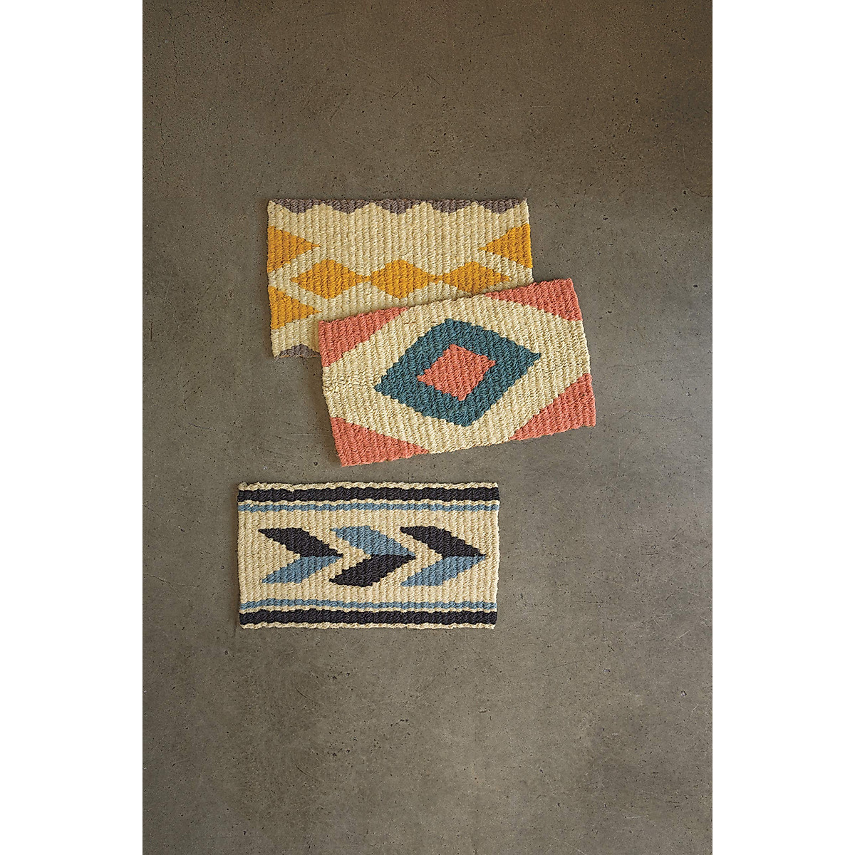 Now Designs Hollander Diamond Doormat, Multicolor