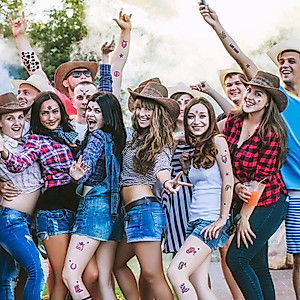 280 Pieces Bachelorette Temporary Tattoos Glitter Styles Last Rodeo Disco Temporary Tattoos Bride Tattoos Giddy up Party Decoration Cowgirl Bridesmaid Favor Bride to Be Gift Bridal Shower Supplies