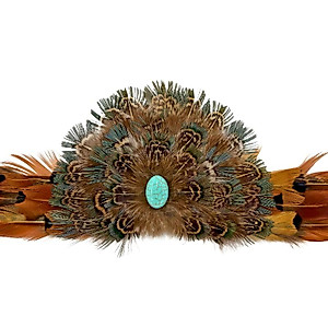 Stellar Western Feather Cowboy Hat Band for Men Women Natural Feather