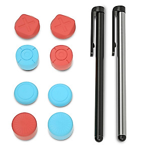 Stylus Kit for Nintendo Switch, 2 Stylus for Switch and 6 Thumb Grip Caps