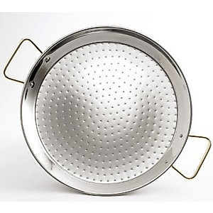 Garcima Stainless Steel Paella Pan (15 inches/ 38 cm)