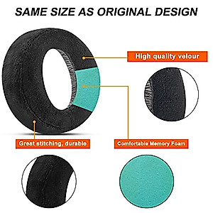 GVOEARS Ear Pads Cushions Replacement for Sony Playstation 5 PS5 Pulse 3D Wireless Headset (Velour)